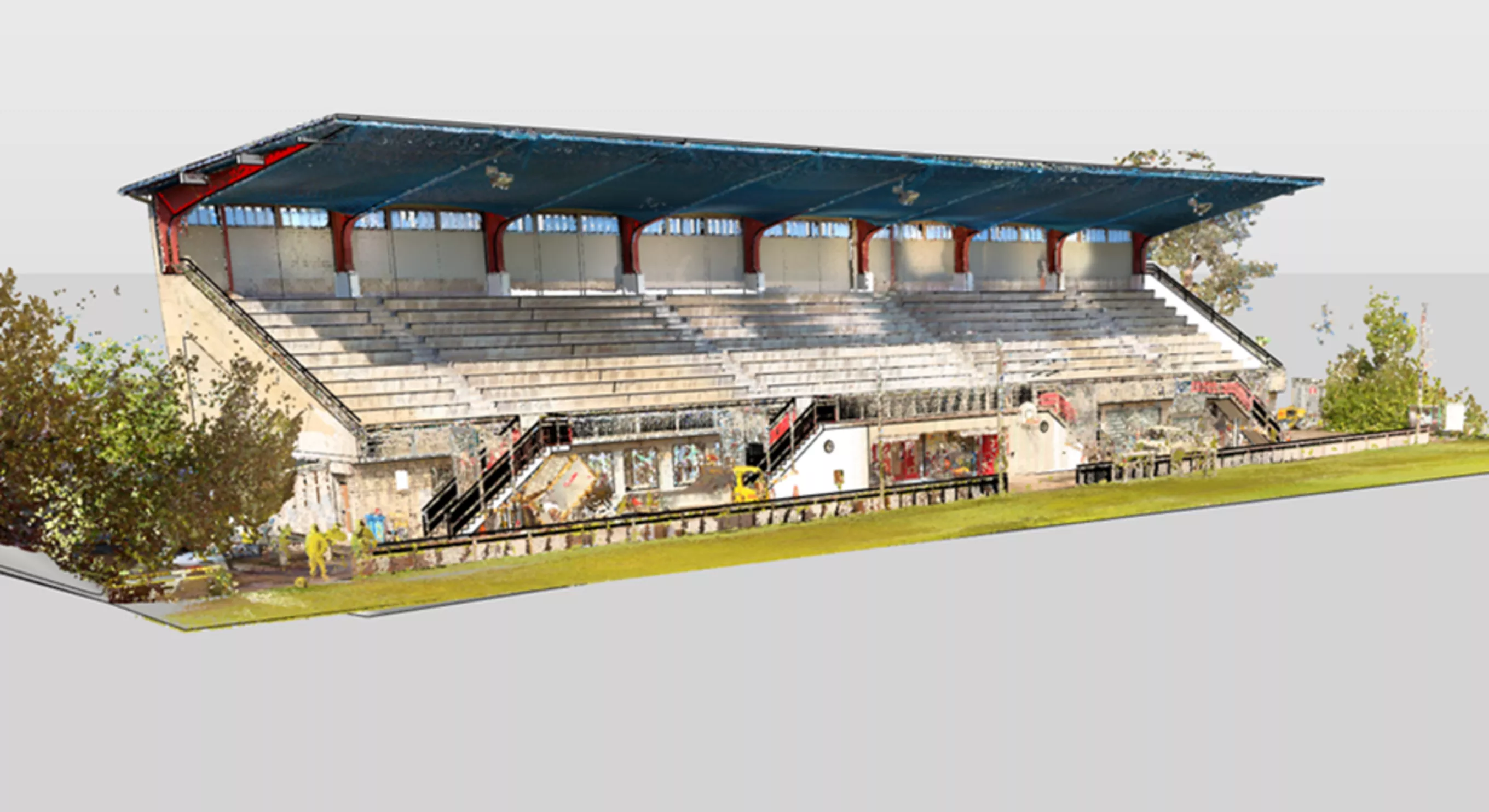 Enhancing Fire Safety Planning with Scan to BIM for Stadium and Outdoor Facilities | Projects ...