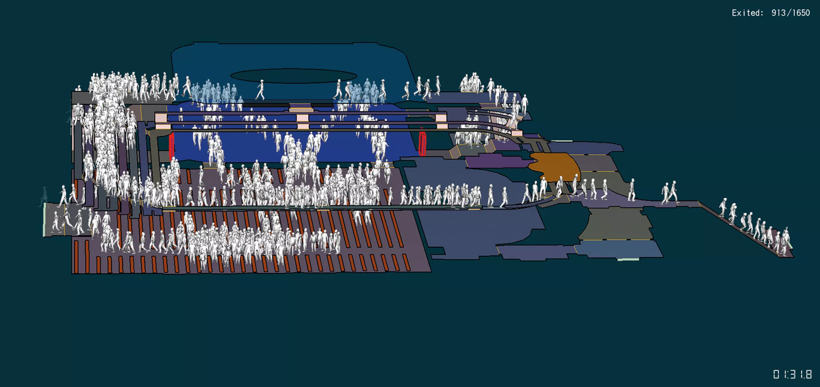 Evacuation simulation | Gruner AG