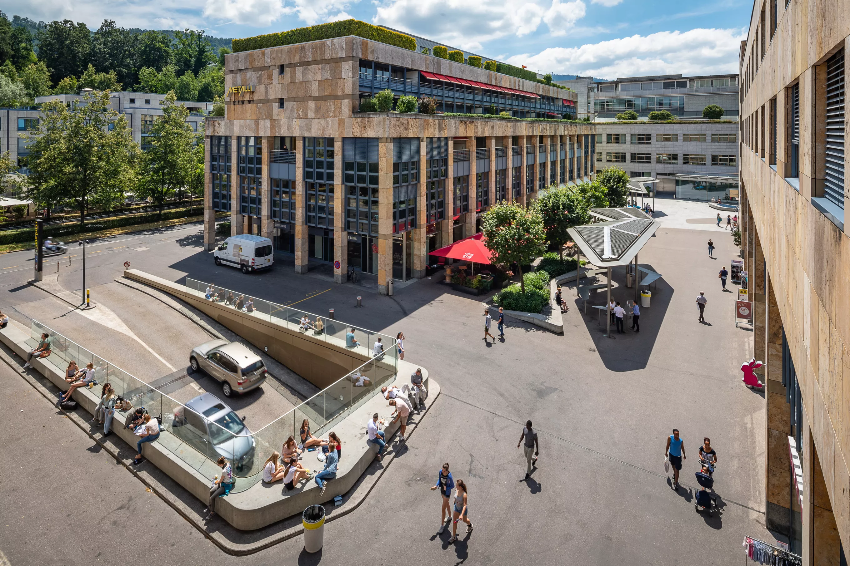 Einkaufsallee Metalli, Zug | Projekte | Gruner AG