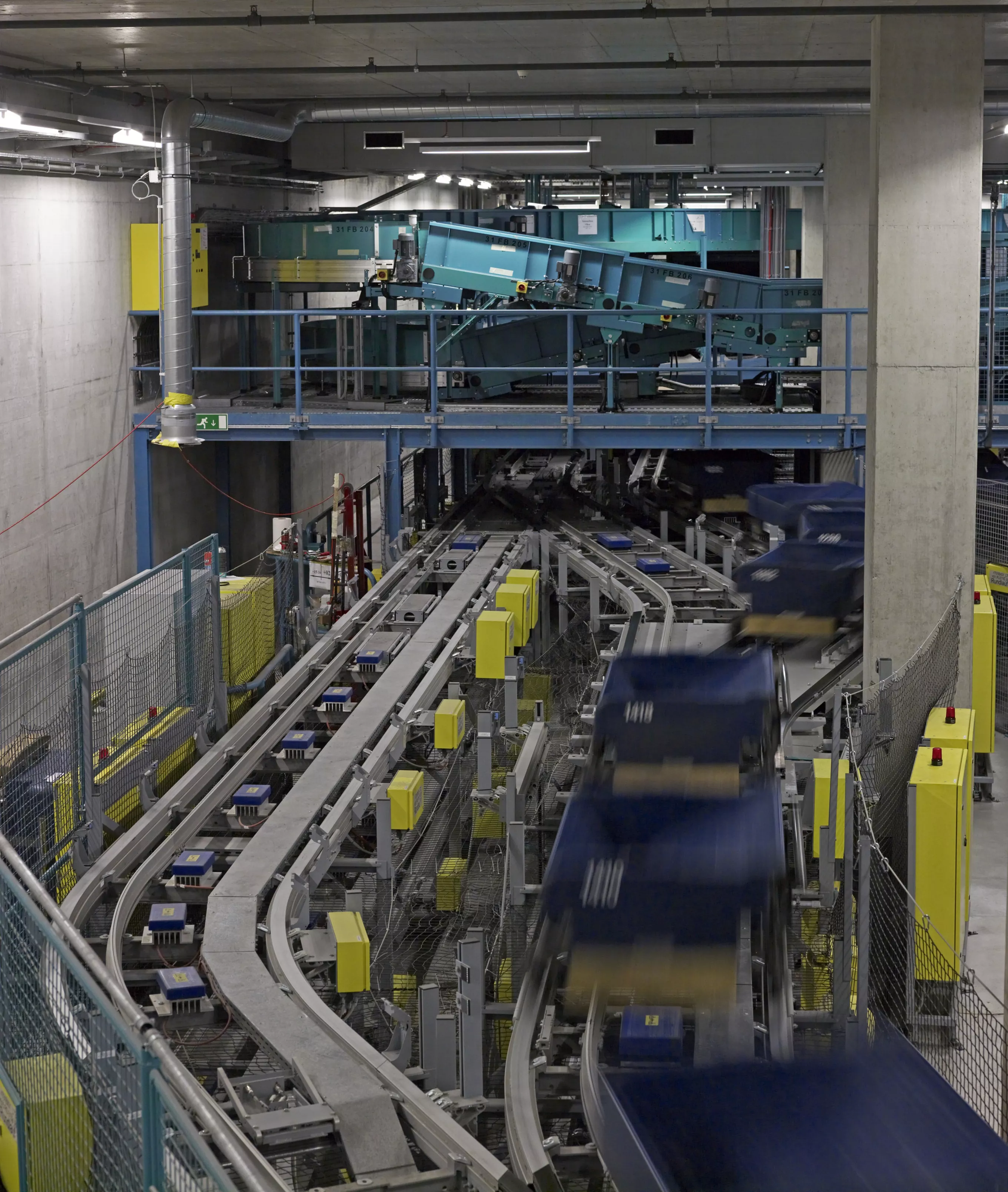 Baggage sorting system, Airport Zurich | Projects | Gruner AG