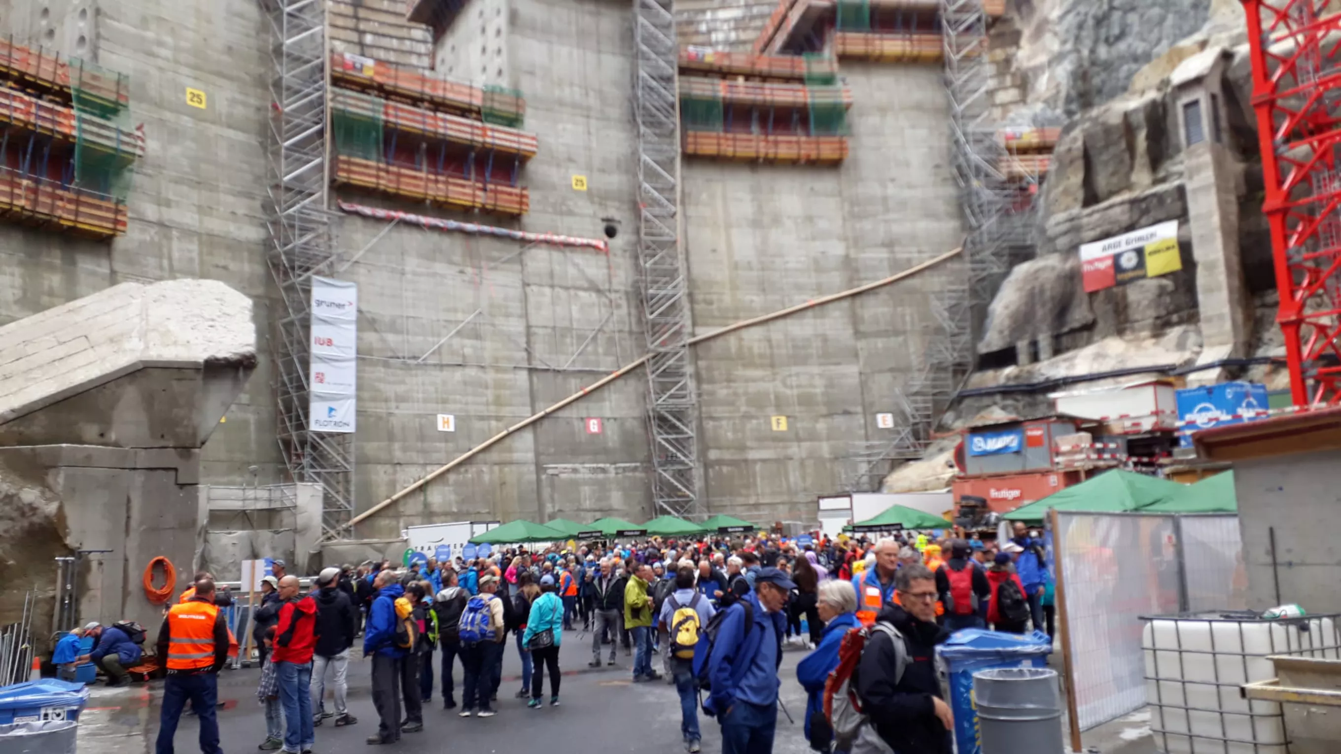 Open day at the Spitallamm dam construction site | Gruner AG
